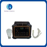 China 60W Long Lifespan Solar Lighting System Hight effciency With LED Bulb 15A for sale