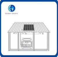 China 60W Long Lifespan Solar Lighting System Hight effciency With LED Bulb 15A for sale