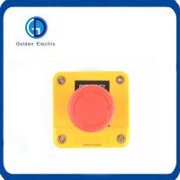 China Single-pole On-off Switch IP65 Waterproof Emergency Stop Push Button Control Station for sale
