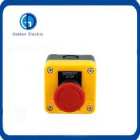 China Single-pole On-off Switch IP65 Waterproof Emergency Stop Push Button Control Station for sale