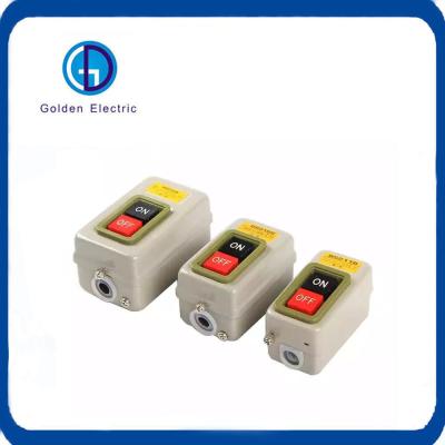 China BS-216b 3p 500V 10A 2.2kw Self Locking on/off Electrical Power Push Button Control Switch for sale