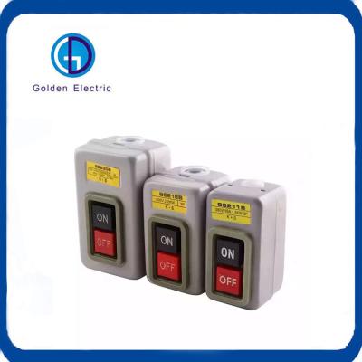 China 2.2 Kw Three-Phase Push Button Switch Control Station Electrical Control Box 500V on-0FF for sale