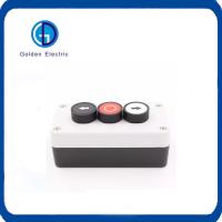 China Waterproof Flush 3 Spring Return Button Control Box Push Button Station Control Switch Box for sale