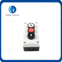 China Waterproof Flush 3 Spring Return Button Control Box Push Button Station Control Switch Box for sale