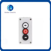 China 3 Hole Waterproof Left Right Stop Arrow 2no 1nc Push Button Switch Control Station Box for sale