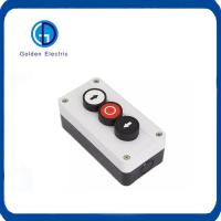 China 3 Hole Waterproof Left Right Stop Arrow 2no 1nc Push Button Switch Control Station Box for sale