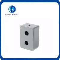 China 600V Normal Open Metal Push Button Switch Control Box Enclosure for 22mm Button Switch for sale