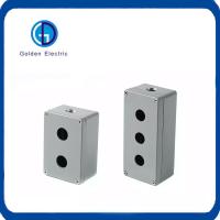 China 600V Normal Open Metal Push Button Switch Control Box Enclosure for 22mm Button Switch for sale
