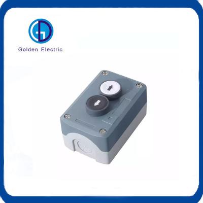 China Single-pole on-off Switch Waterproof Plastic Push Button Control Box 22mm Mechanical for sale