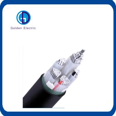 China Round Wire Concentric Cable with 2X8 AWG Aluminum Conductor and 70C Rated Temperature for sale