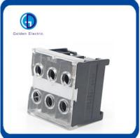China Rectangle 1poles Black Terminal Block for Series 60bk 90A 600V Welding Connection for sale