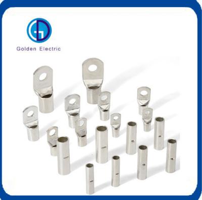 China Cable Clamp Copper Connecting Tube Tin Coated for Transmission of Electrical Signals for sale
