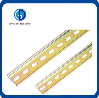 China Good Rigid Th35-7.5 1.0mm Terminal Block Steel Mounting DIN Rails 5.2X15mm Hole Size for sale