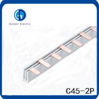 China C45 1p 2p 3p 4p Electric Pin Type Copper MCB Busbar with 63A Capacity for sale