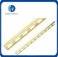 China DIN Rail 15mm Width 5.5mm Height of 1 or 2 Meter M4 M6 Fixed Hole Industrial Silicon Steel for sale