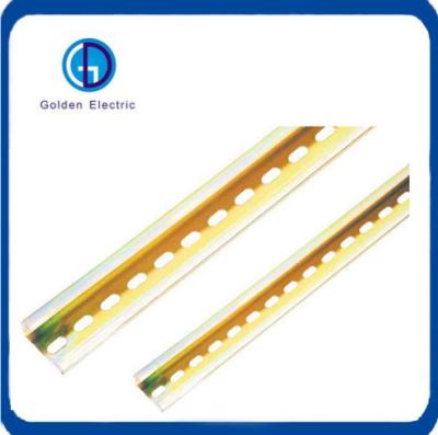 China JIS Standard DIN Rail G32-15 1.2mm Steel Rail with 6.2 X 15mm Hole Size for sale