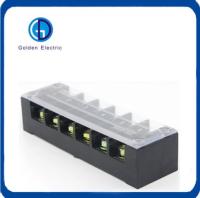 China Tb Series Screw Fixed Barrier Terminal Block with Transparent Cover Material Resin for sale