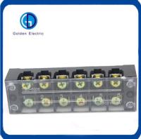 China Tb Series Double Row Screw Terminal Fixed Type Fence Terminal Blocks 1 Piece Min.Order for sale