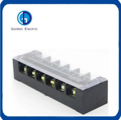 China Customized Request 15A 600V Tb Series Electric Wire Screw Barrier Terminal Block for sale