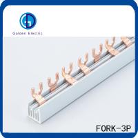 China MCB Copper Busbar Terminal Block Connector with U or Fork Type and ISO9001 Certification for sale