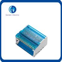 China Brass Cable Connector Power Distribution Bus Bar Terminal Block Box DIN Rail Mounted Terminal for sale