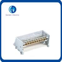 China Brass PP Terminal Block Screw 125A Connection Box Wiring Distribution Block Junction Box for sale