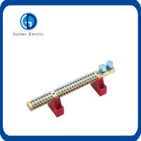 China ISO9001 Certified 63A 125A Customized Double Row Tinned Brass or Copper Terminal Blocks for sale