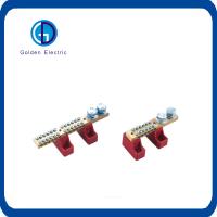 China ISO9001 Certified 63A 125A Customized Double Row Tinned Brass or Copper Terminal Blocks for sale