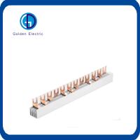 China 1p 2p 3p 4p Tin Plated Copper Busbar for Electrical MCB Busbar Insulator Breaker Connector for sale