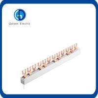 China 1p 2p 3p 4p Tin Plated Copper Busbar for Electrical MCB Busbar Insulator Breaker Connector for sale