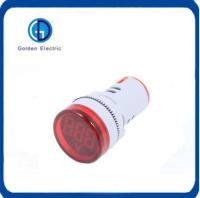 China Single-Phase Digital Display 22mm 12V LED Indicator Signal Lamp for 6V/12V/24V/36V/48V for sale