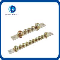 China 100cm Length Conducting Electrical Screw Wire Brass Connector Earth Bar Terminal Block for sale