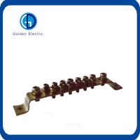 China 100cm Length Conducting Electrical Screw Wire Brass Connector Earth Bar Terminal Block for sale
