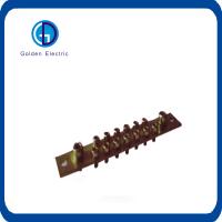 China 100cm Length Conducting Electrical Screw Wire Brass Connector Earth Bar Terminal Block for sale
