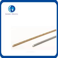 China 100cm Length Conducting Electrical Screw Wire Brass Connector Earth Bar Terminal Block for sale