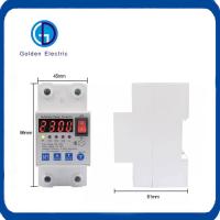 China 63A 220V Leakage Protection Circuit Breaker with Over and Under Voltage Protection for sale