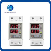 China Dual Display AC Digital Under Voltage Protector 40A Current Protection Limiter for sale