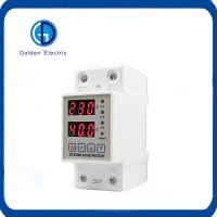 China Dual Display AC Digital Under Voltage Protector 40A Current Protection Limiter for sale