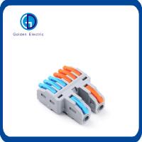 China Mini Wire Electrical 2 In 6 Out Terminal Blocks Connector For Environmental Protection for sale