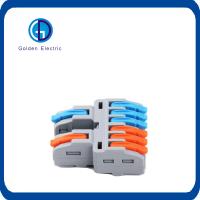 China Mini Wire Electrical 2 In 6 Out Terminal Blocks Connector For Environmental Protection for sale