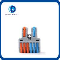 China Mini Wire Electrical 2 In 6 Out Terminal Blocks Connector For Environmental Protection for sale