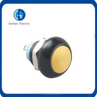 China Small Size Metal Push Button Switch 12mm LED Waterproof Flat Round for sale