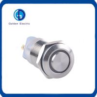 China High Head 12mm 12V Metal Momentary Switch Illuminated with Single Pole for sale