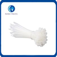 China Customized White Self Locking Cable Tie PA66 With RoHS Certification for sale