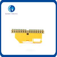 China 14 Way Brass Terminal for Power Distribution Screw Bar Electric Wire Lug and Species for sale