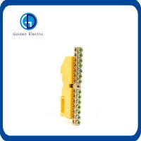 China 14 Way Brass Terminal for Power Distribution Screw Bar Electric Wire Lug and Species for sale