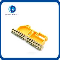 China 14 Way Brass Terminal for Power Distribution Screw Bar Electric Wire Lug and Species for sale