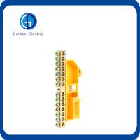 China 14 Way Brass Terminal for Power Distribution Screw Bar Electric Wire Lug and Species for sale