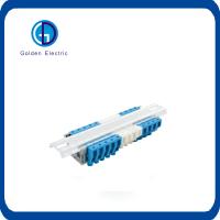 China 63A 125A Environmental Protection Copper Bass Bar 6p Blue Neutral Earthing Terminal Blocks for sale