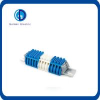 China 63A 125A Environmental Protection Copper Bass Bar 6p Blue Neutral Earthing Terminal Blocks for sale